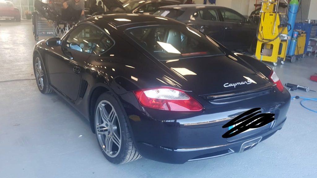 Projet porsche brulée - Carrosserie CBC